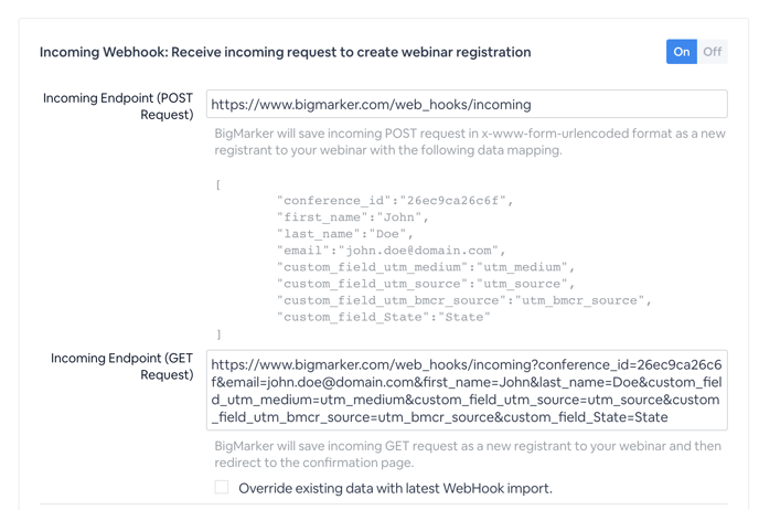 How to Integrate Webhooks with BigMarker
